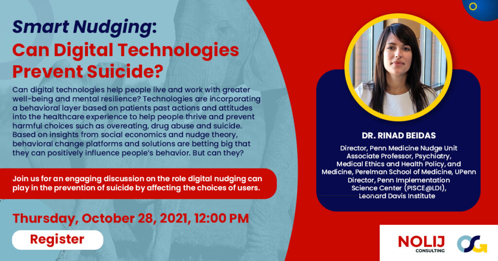 Smart Nudging: Can Digital Technologies Prevent Suicide: Nolij Consulting